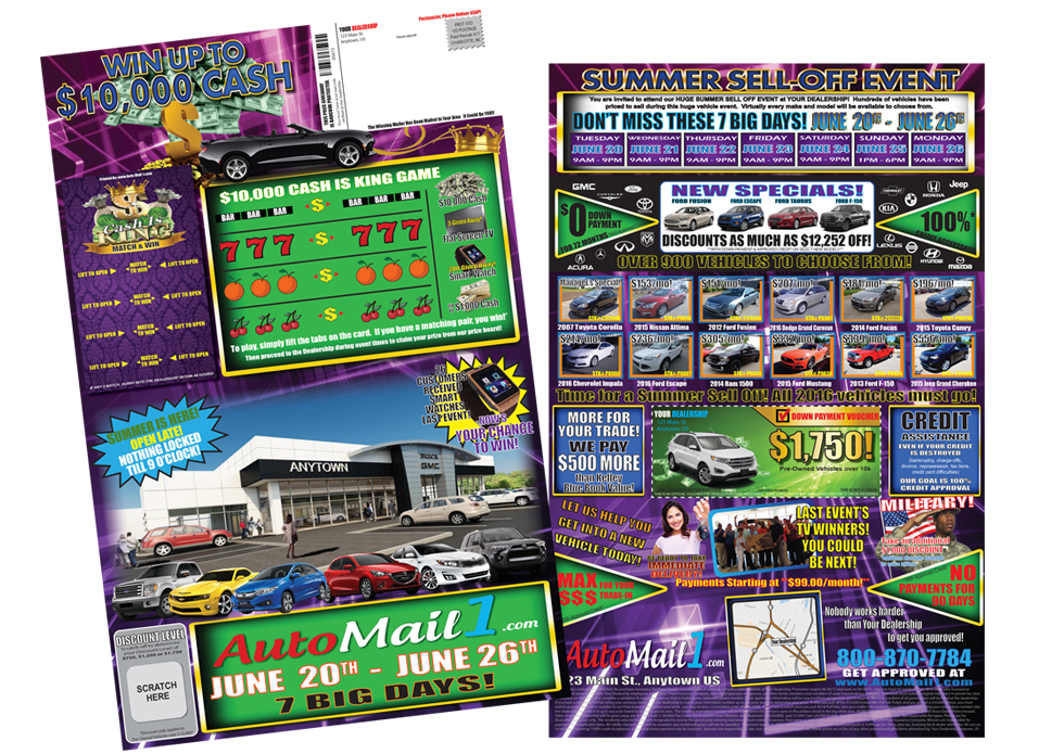 Auto Mail 1 - Increase Your Dealership Sales With Mailer Marketing ...