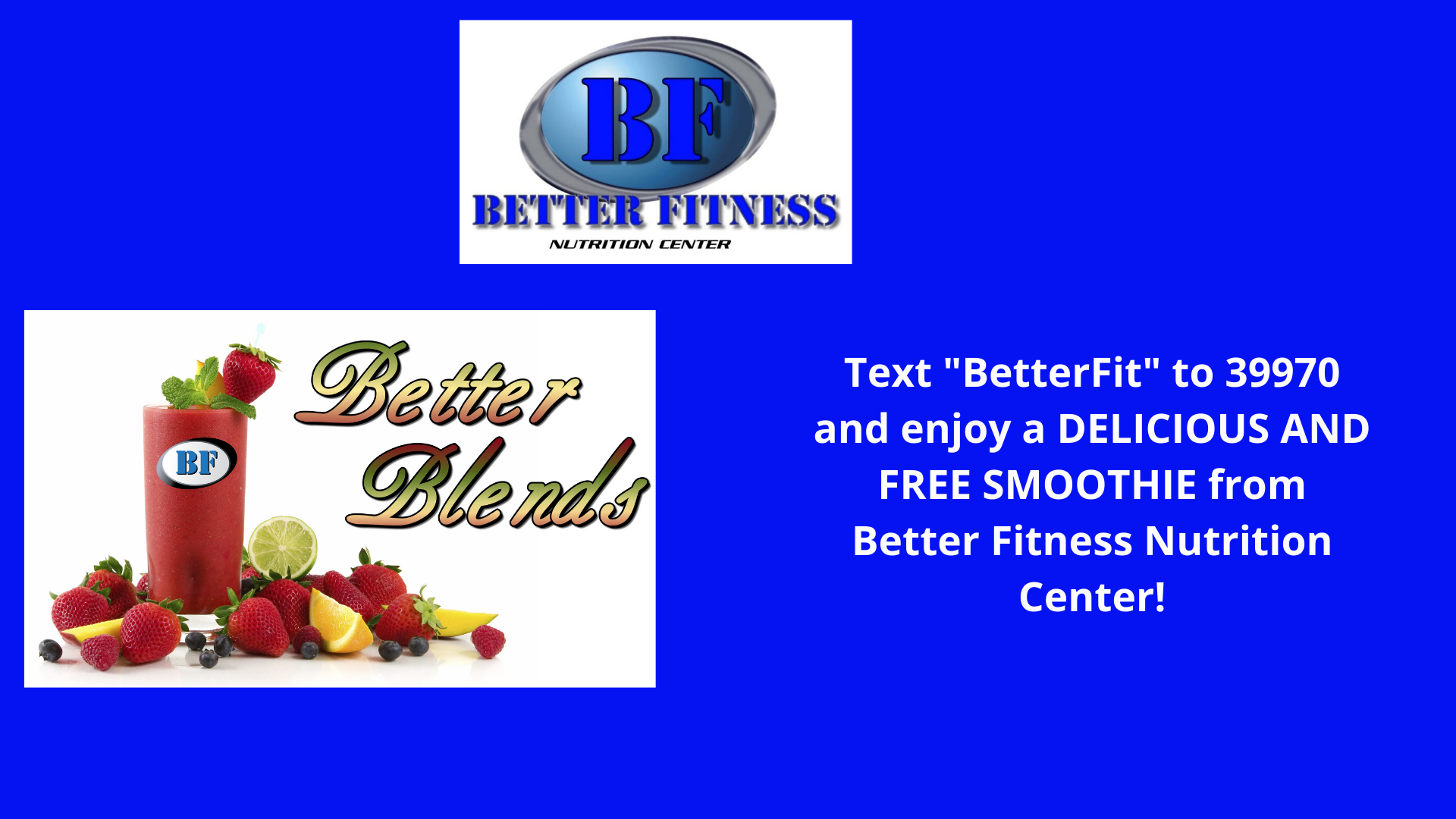 Welcome to Better Fitness Nutrition Center | Better Fitness Nutrition ...