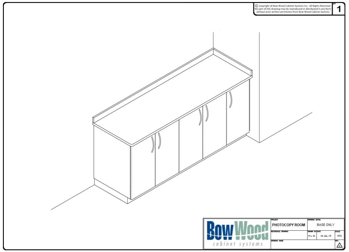 Reception Desk | Washroom Vanity | Custom Millwork | Bow Wood Cabinet ...
