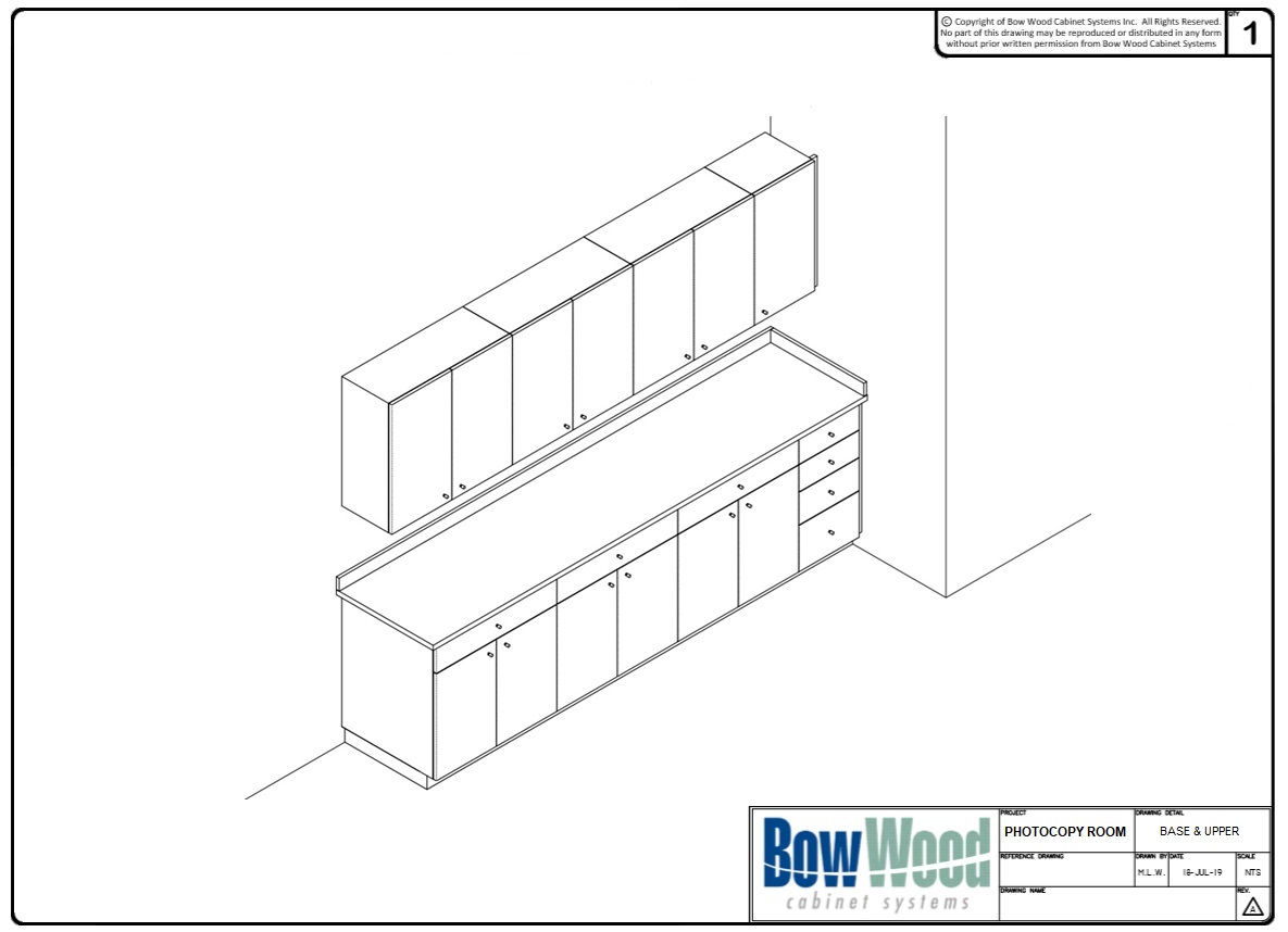 Reception Desk | Washroom Vanity | Custom Millwork | Bow Wood Cabinet ...
