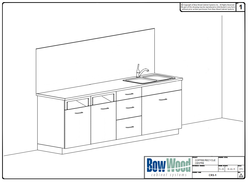 Reception Desk | Washroom Vanity | Custom Millwork | Bow Wood Cabinet ...