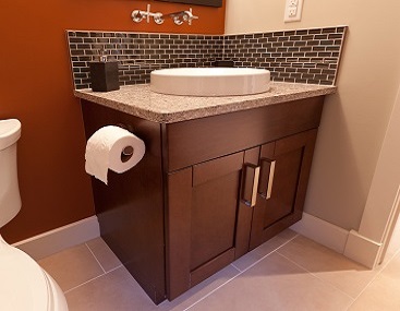 Reception Desk | Washroom Vanity | Custom Millwork | Bow Wood Cabinet ...