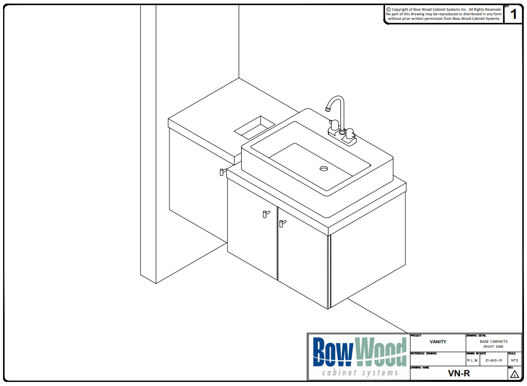 Reception Desk | Washroom Vanity | Custom Millwork | Bow Wood Cabinet ...