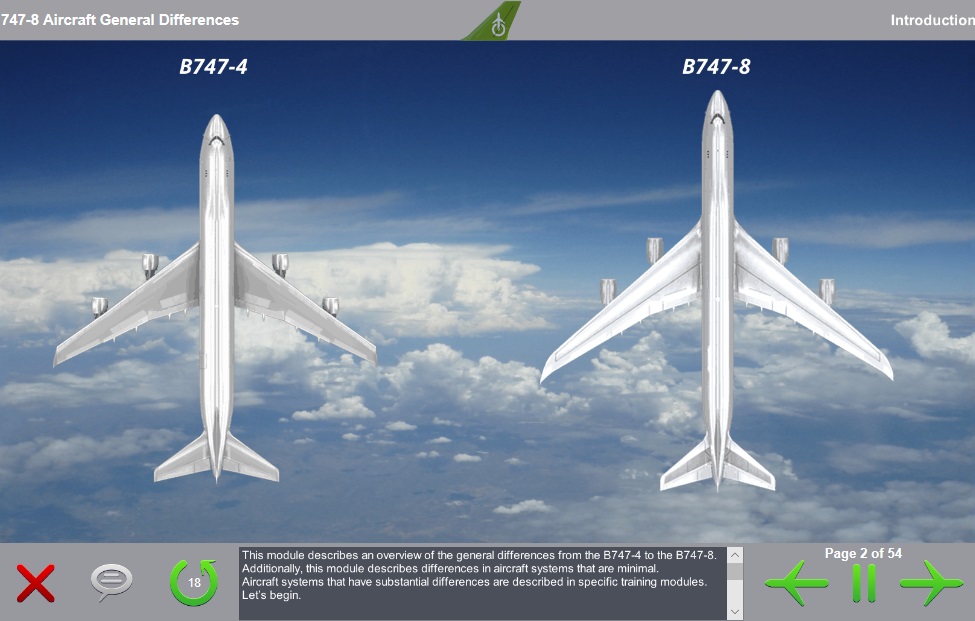 Boeing 747-400 to Boeing 747-8 Differences Training | CPATGlobal