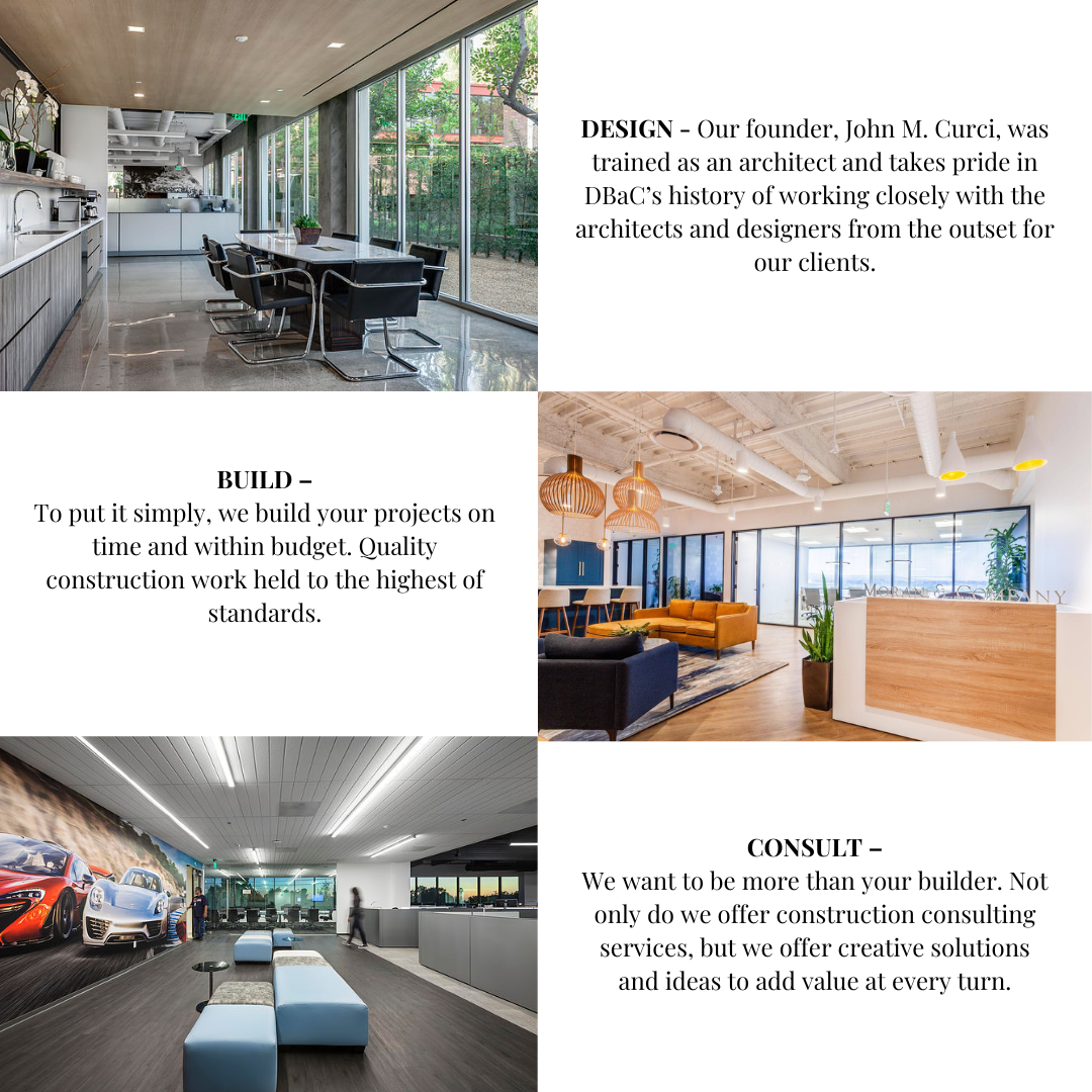 Services - Design, Build And Consult Is What Drives Our Company | DBaC