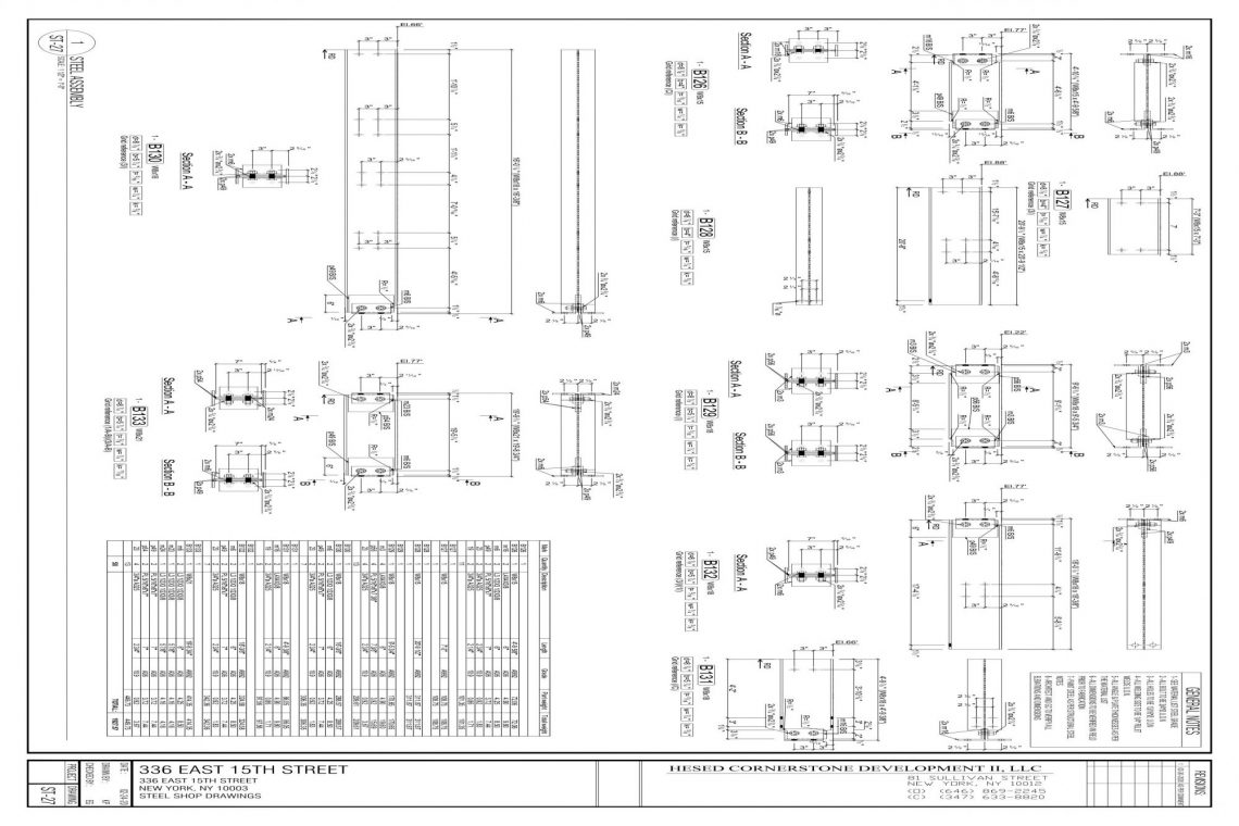 Steel Shop Drawings - Outsourced Drafting | DrafterMax Brooklyn