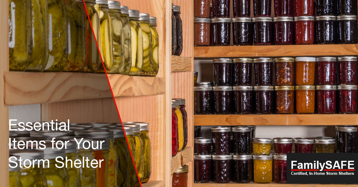 Storm Shelters Oklahoma City: Essential Storm Shelter Items