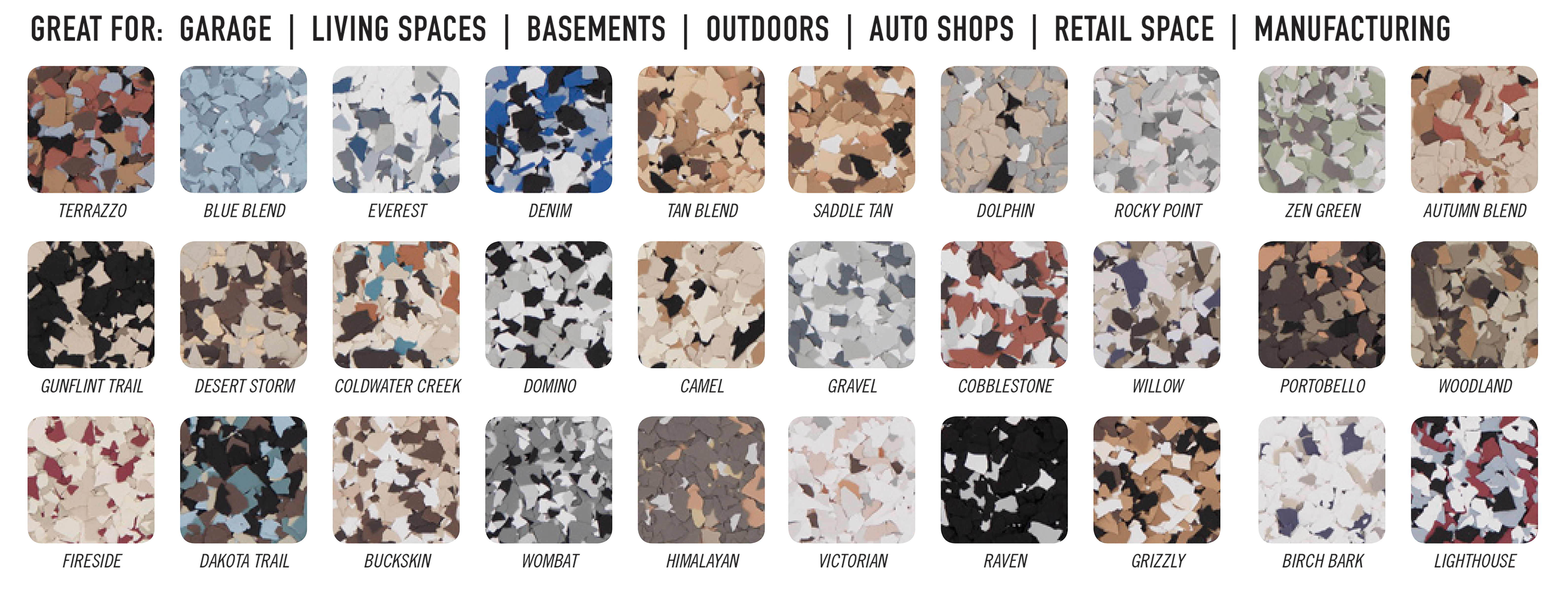 Full Chip Concrete Coating - Protect Your Cement Flooring | Garage Force