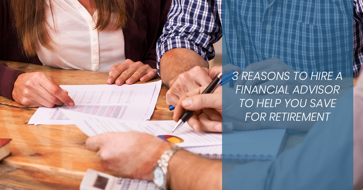 Financial Advisor Centerville 3 Reasons To Hire A Financial Advisor To