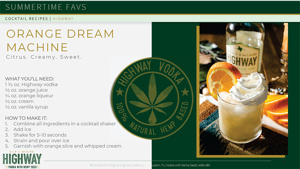 Recipe Ideas - See Our List Of Delicious Hemp Vodka Concotions ...