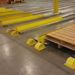 Pallet Flow Entry Guides Designed to Improve Pallet Pick and Storage