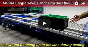 Carton Flow Rack for Tote Storage - Cart-Trak Design Tips