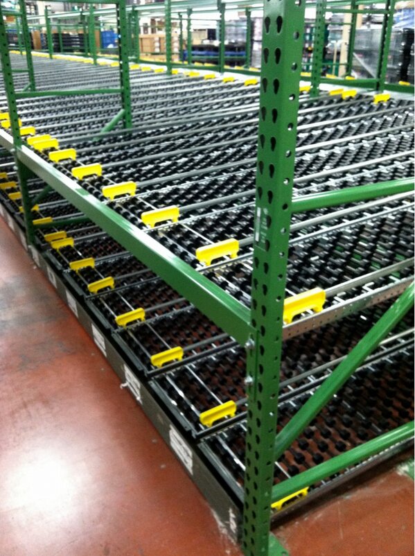 Carton Flow Entry Guides & Lane Dividers Gallery | Mallard Manufacturing