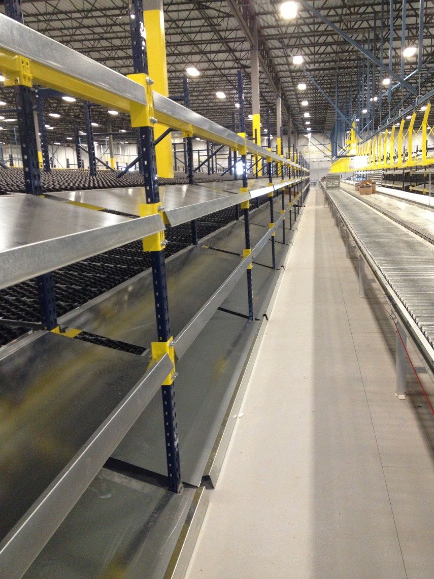Carton Flow Tilt Trays & Impact Trays Gallery | Mallard Manufacturing