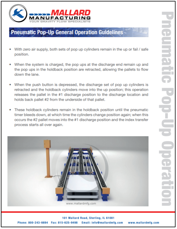 4-Step Guide to Pneumatic Pop-Up Pallet Separators