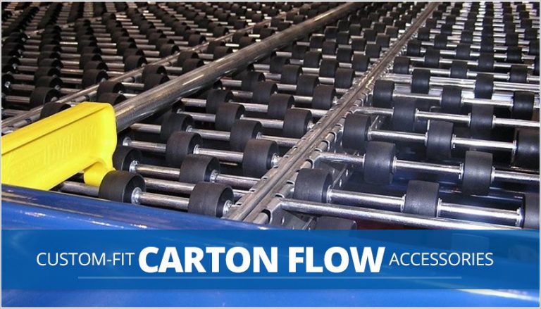 Carton Flow Lane Dividers | Carton Flow Rack | Mallard Manufacturing