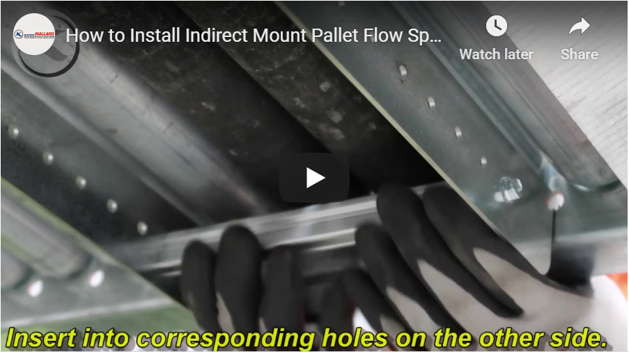 FIBA Quick Field Installation of Pallet Flow Speed Controllers