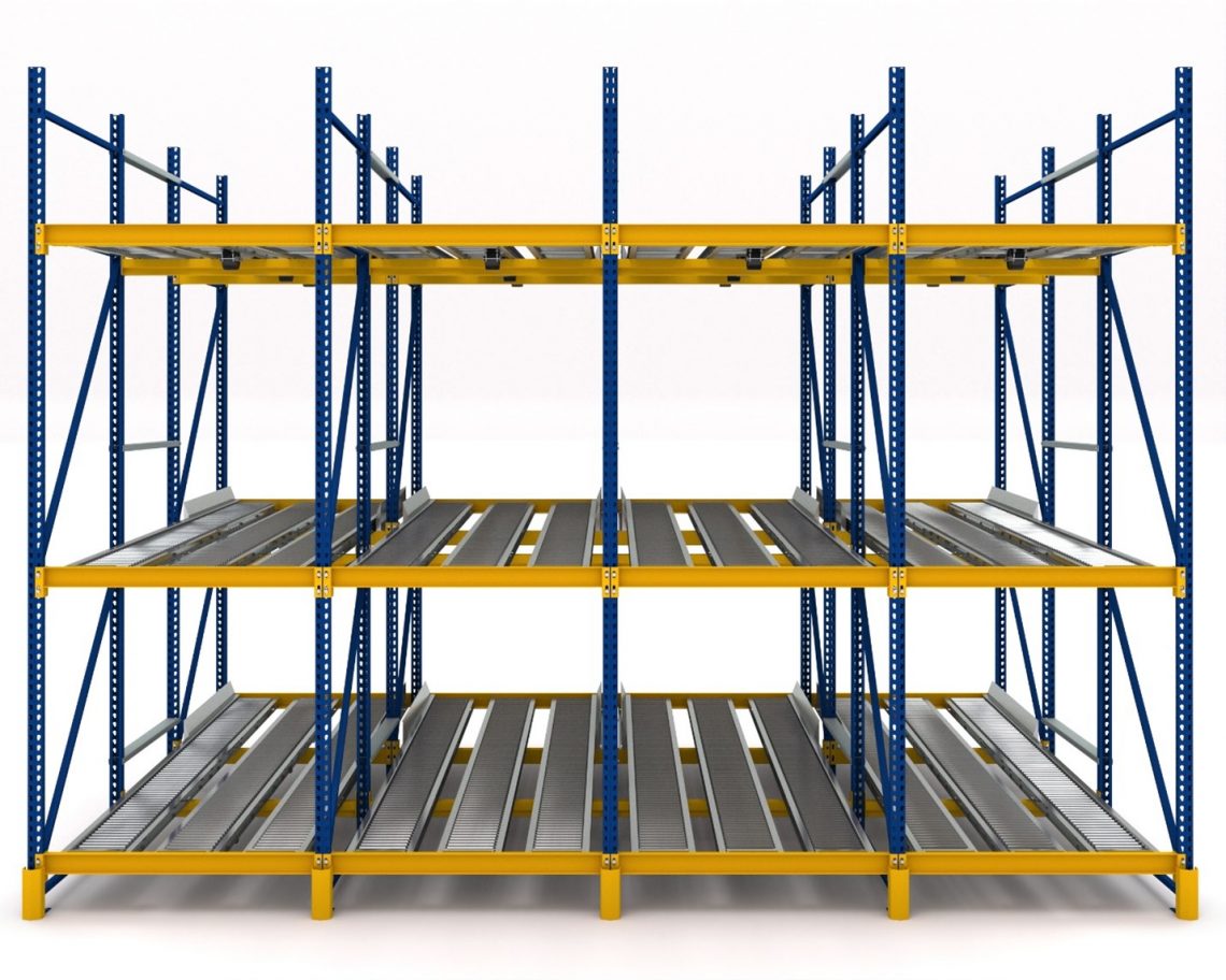 Building Pallet Flow Rack for Plastic Pallets - See Our How To Test