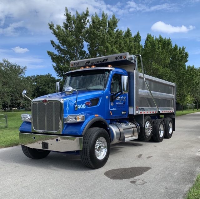 Gallery - Check Out Our Material Hauling Fleet | MJS Materials
