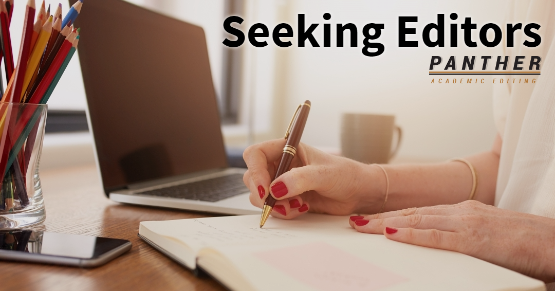 Hiring Editors | Editor Opportunities - Panther Academic Editing