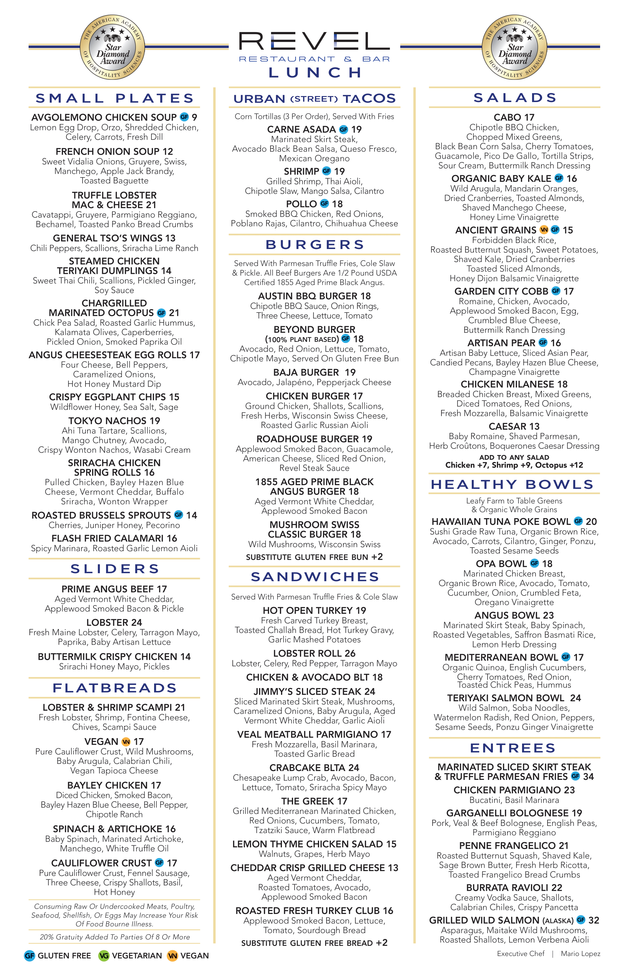 Lunch At REVEL | Revel Restaurant & Bar