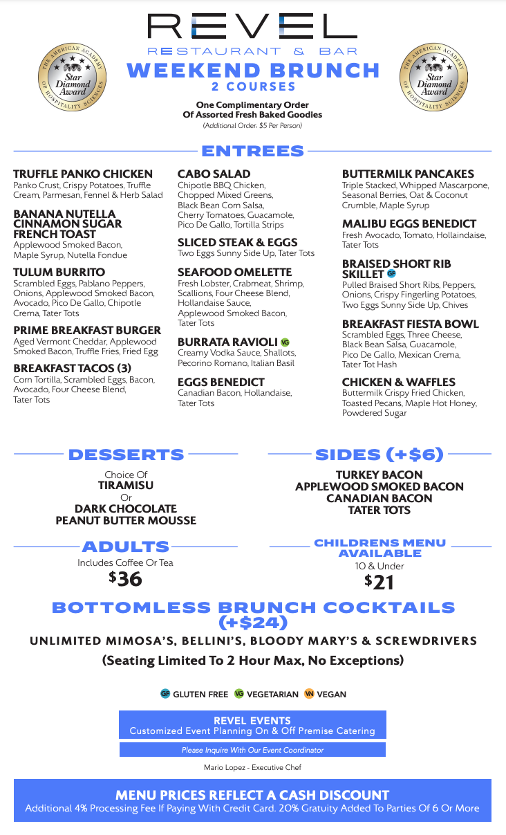 Brunch At REVEL | Revel Restaurant & Bar