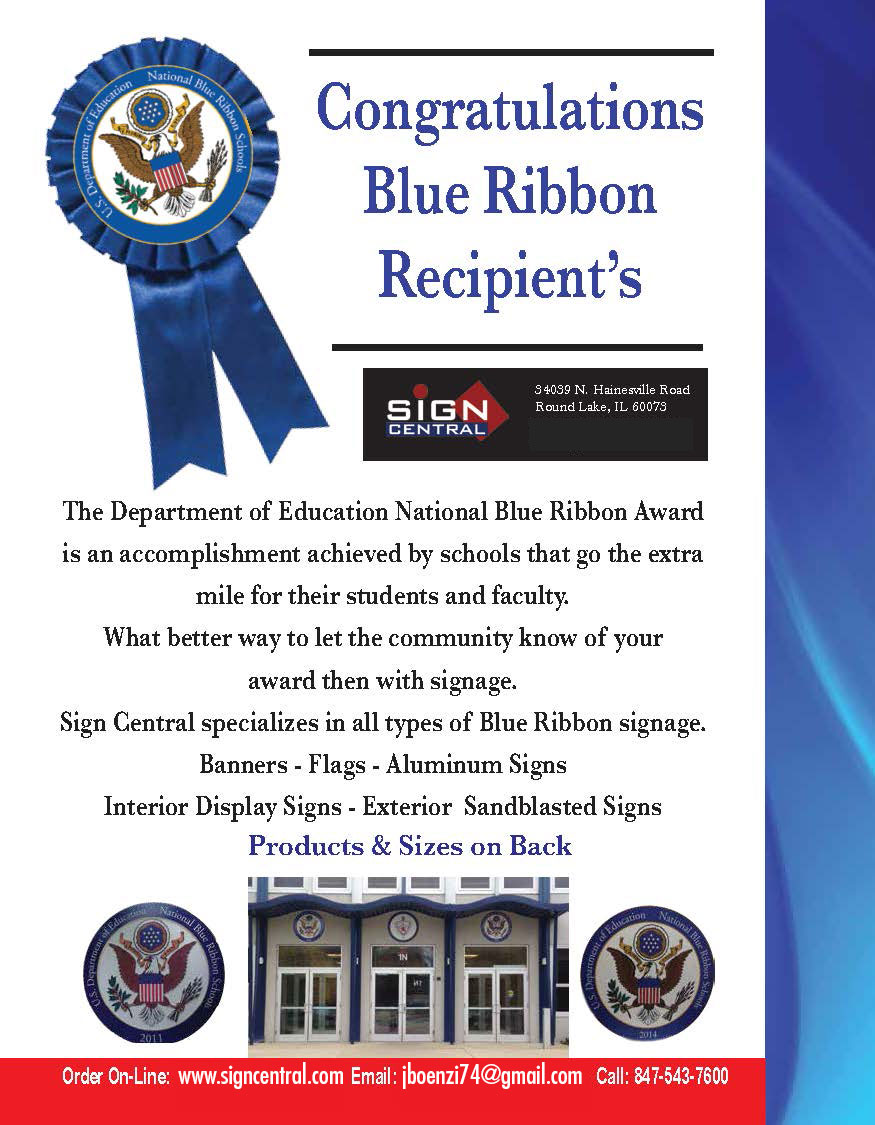 National Blue Ribbon School Logo