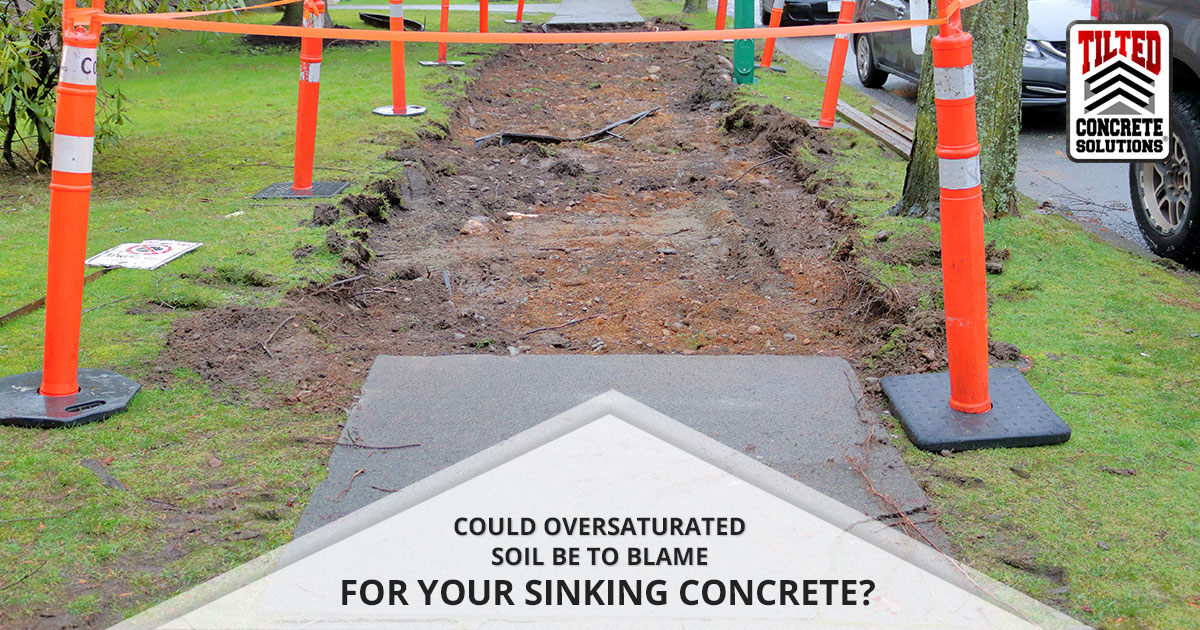 Leveling Sinking Concrete - Houston: Do You Have Oversaturated Soils?